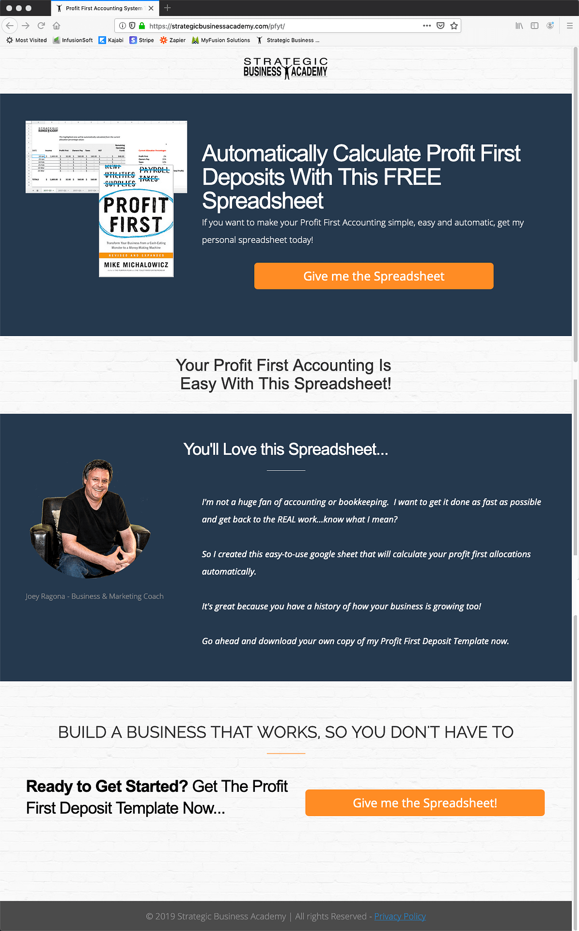 Why This Landing Page Gets > 60% Opt-ins Every Day | Strategic Business ...